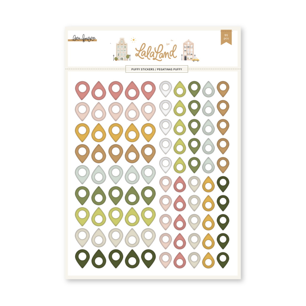 Puffys geotags LALA LAND · Somos Crafters